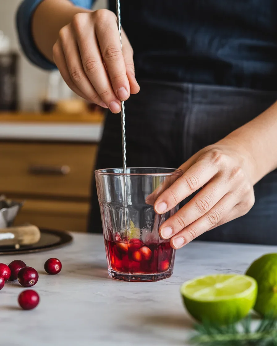 Deliciousy Cranberry Mule Mocktail