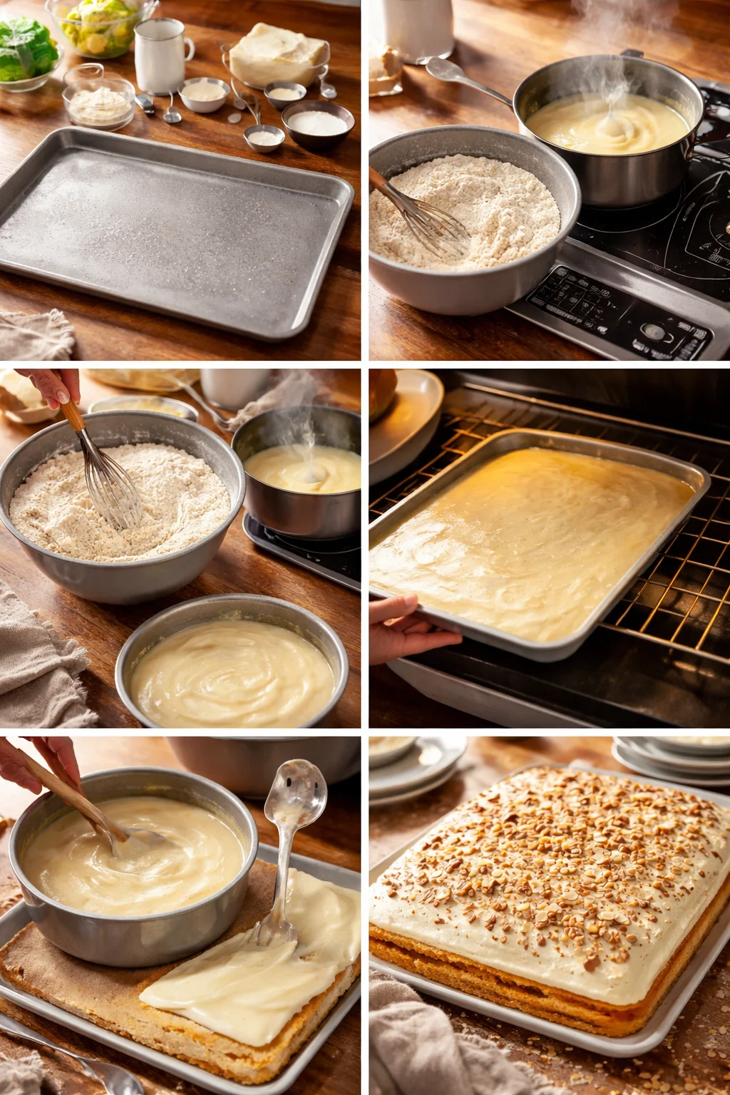 White Texas Sheet Cake