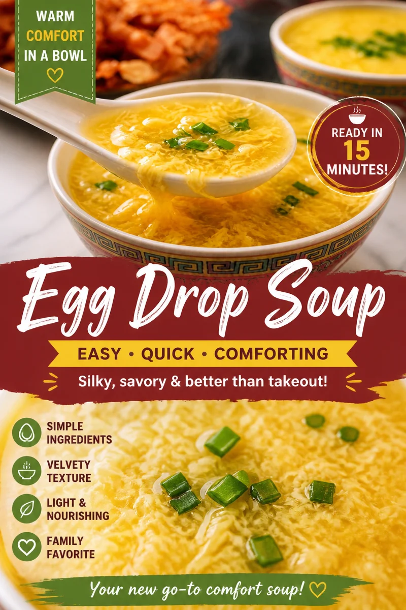 Easy Egg Drop Soup — Chinese Restaurant Style