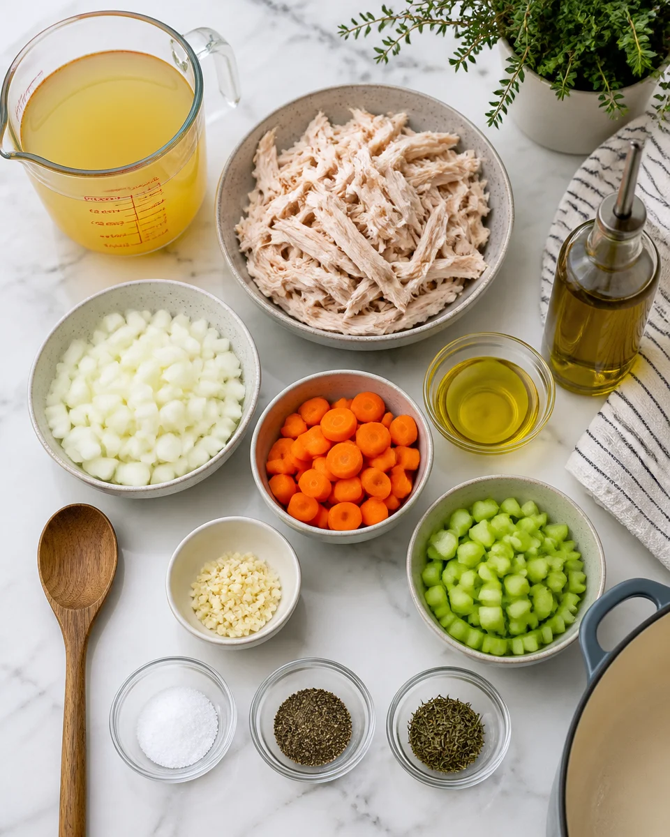 Easy Leftover Turkey Soup